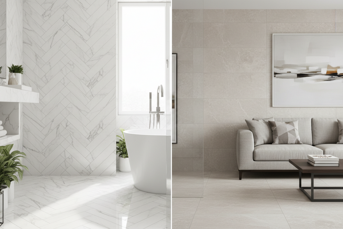 Marble vs Porcelain Tile: Cost, Pros & Cons Guide