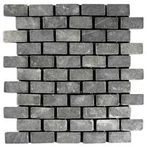Grey Mini Stone Subway Tile | Tile Hub