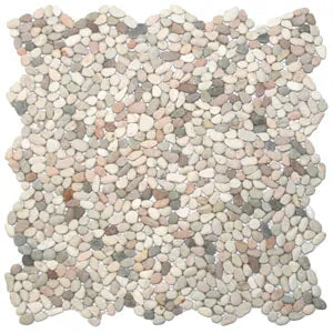 Mini Island Mix Pebble Tile | Tile Hub
